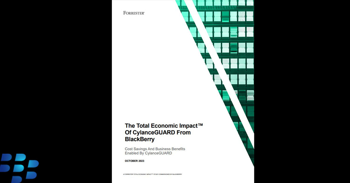 Forrester Study Reveals 7 Key Economic Advantages of CylanceGUARD Forrester Study Reveals 7 Key Economic Advantages of CylanceGUARD